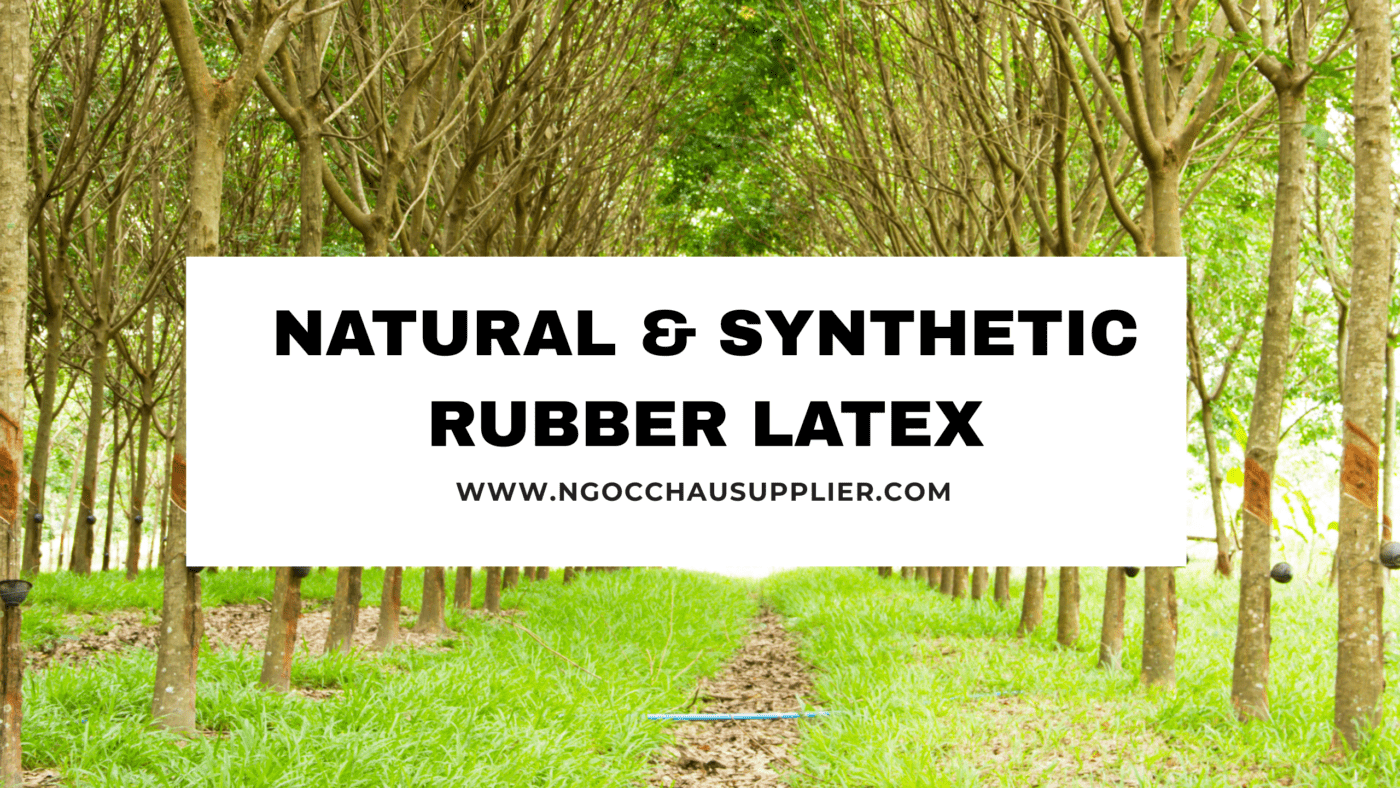 Comparison Natural Rubber Latex 60% DRC and Synthetic Rubber
