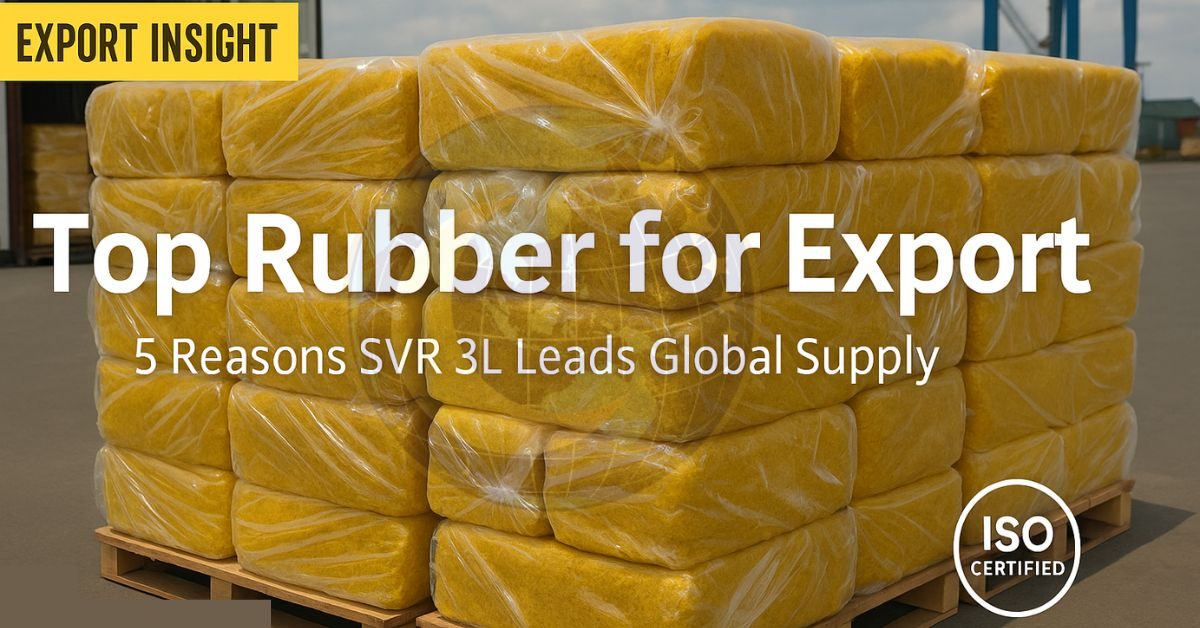 5 Reasons SVR 3L is the Top Natural Rubber for Export