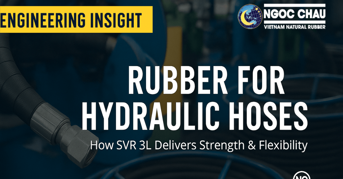 Rubber for Hydraulic Hoses: How SVR 3L Delivers Strength & Flexibility