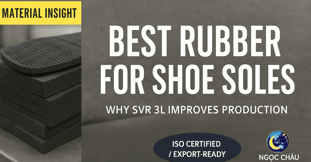 Best Rubber for Shoe Soles: Why SVR 3L Improves Production